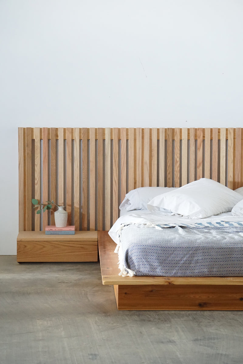 The Cody - Platform Bed Frame - Extended Headboard - Made in USA ...