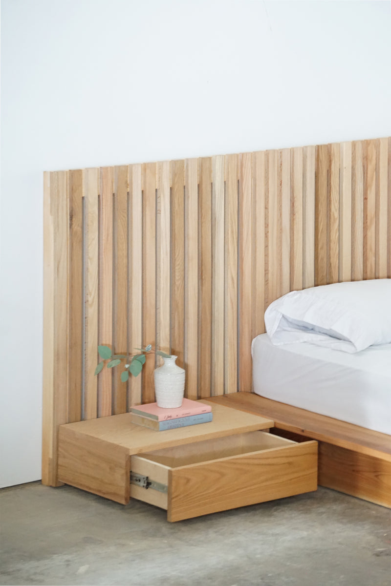 The Cody - Platform Bed Frame - Extended Headboard - Made in USA ...