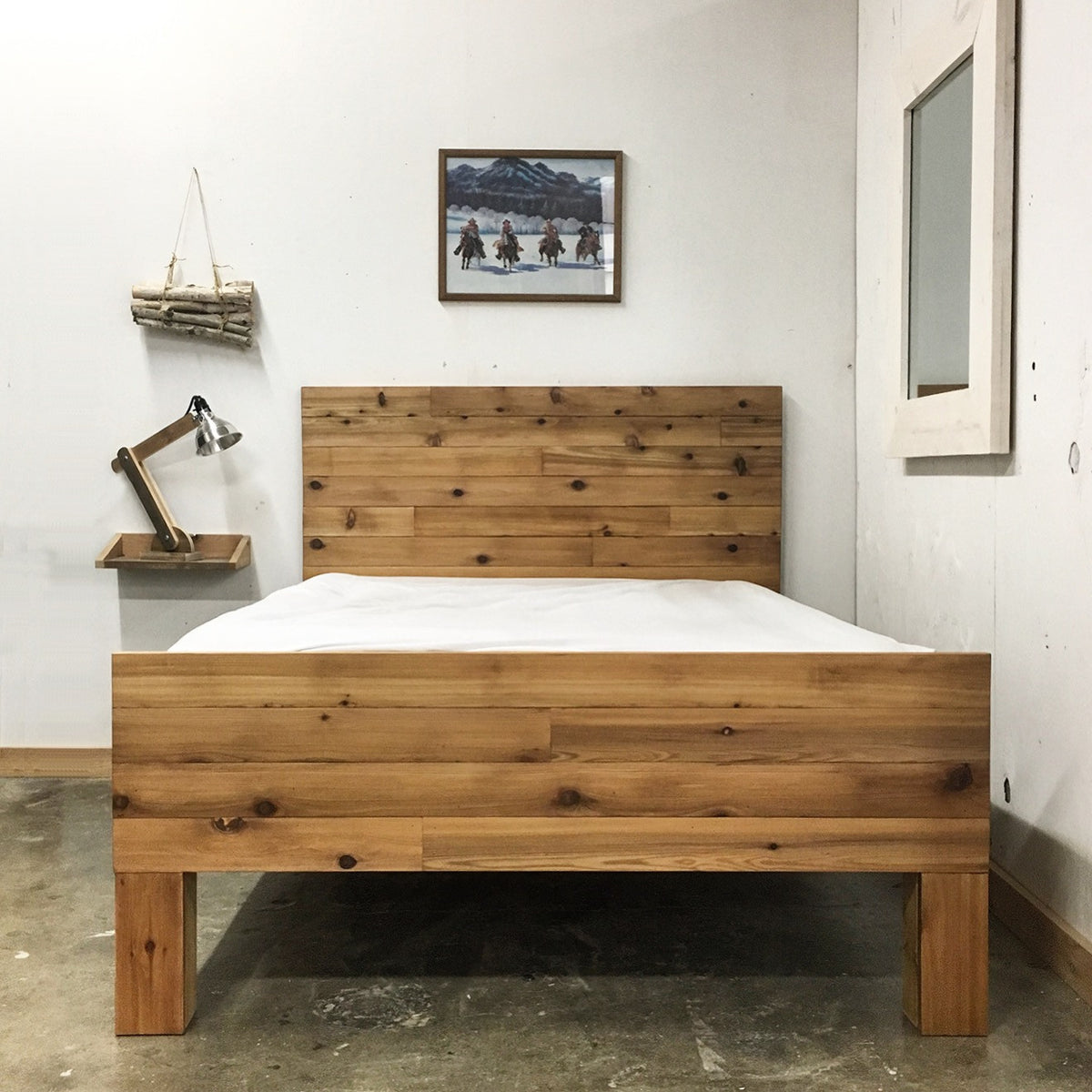 Alpine Sleigh Platform Bed Frame and Headboard – Urban Billy